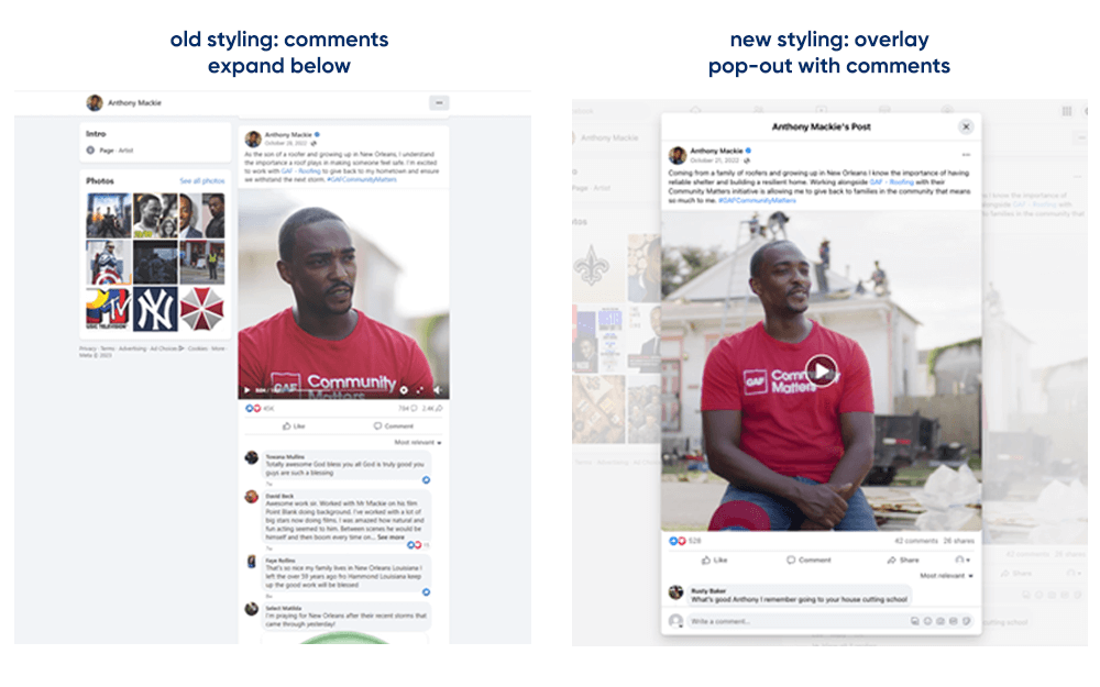 Facebook's New Pop-Out Comment and Replies Window - eDiscovery