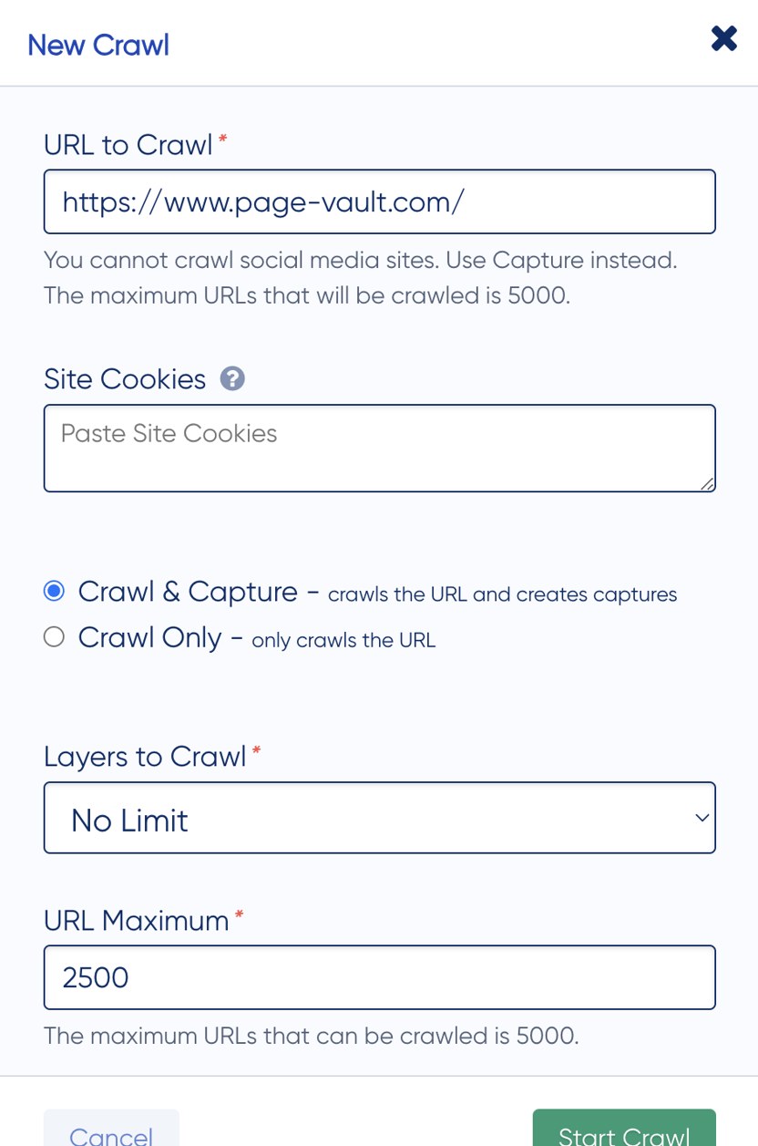 One tool to crawl and capture entire websites and links - Site Crawler